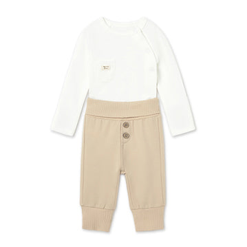 Neutral Button 2Pc Set – HUGBUG Children's Shop