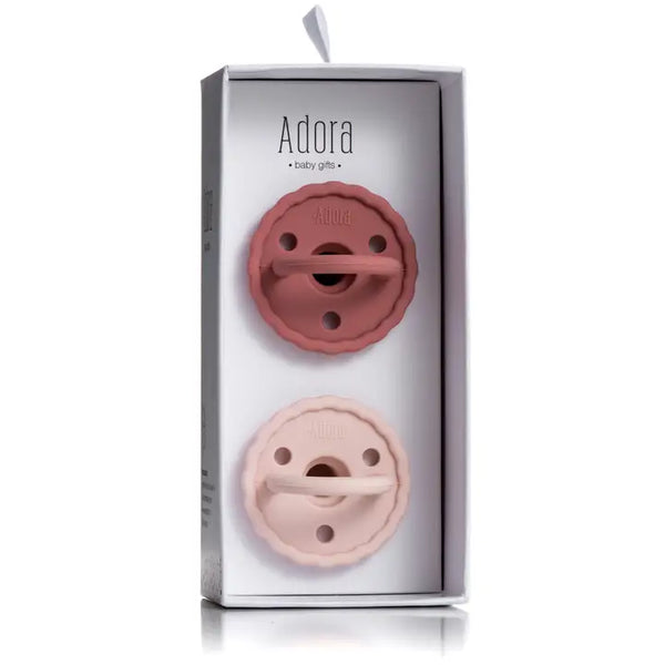 Rosewood - Vanilla Adora Pacifier Set – HUGBUG Children's Shop
