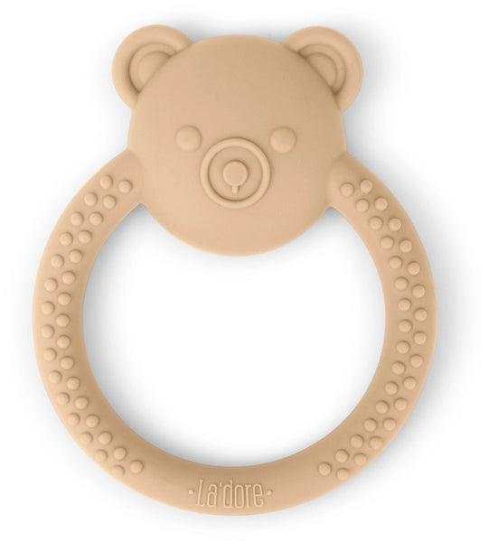 Bear Teether - Yellow – HUGBUG Children's Shop